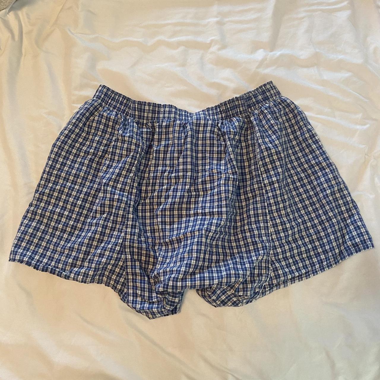 tommy hilfiger plaid tartan checker boxer shorts... - Depop