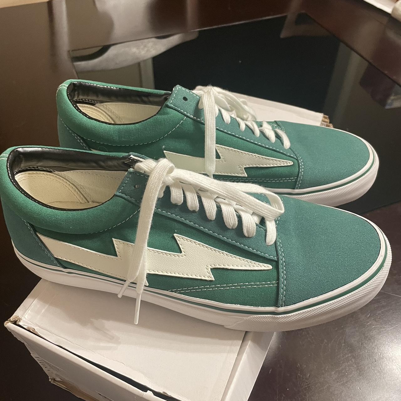 Green Revenge X Storms Men’s size 10 Nearly... - Depop
