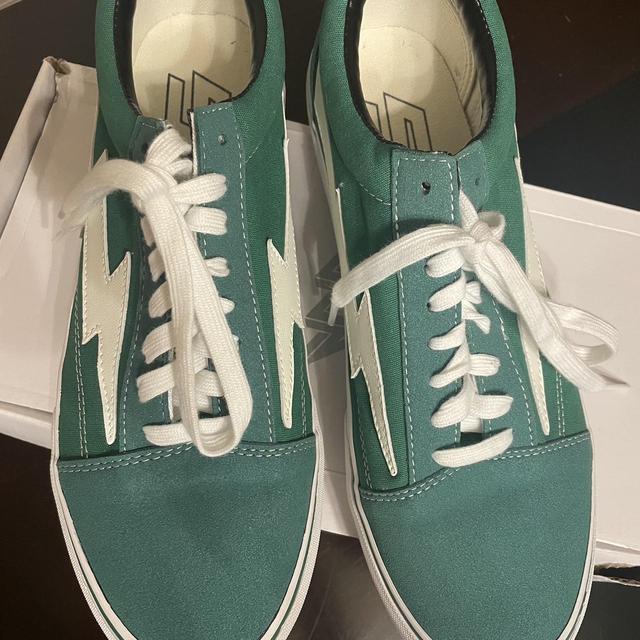 Green Revenge X Storms Men’s size 10 Nearly... - Depop