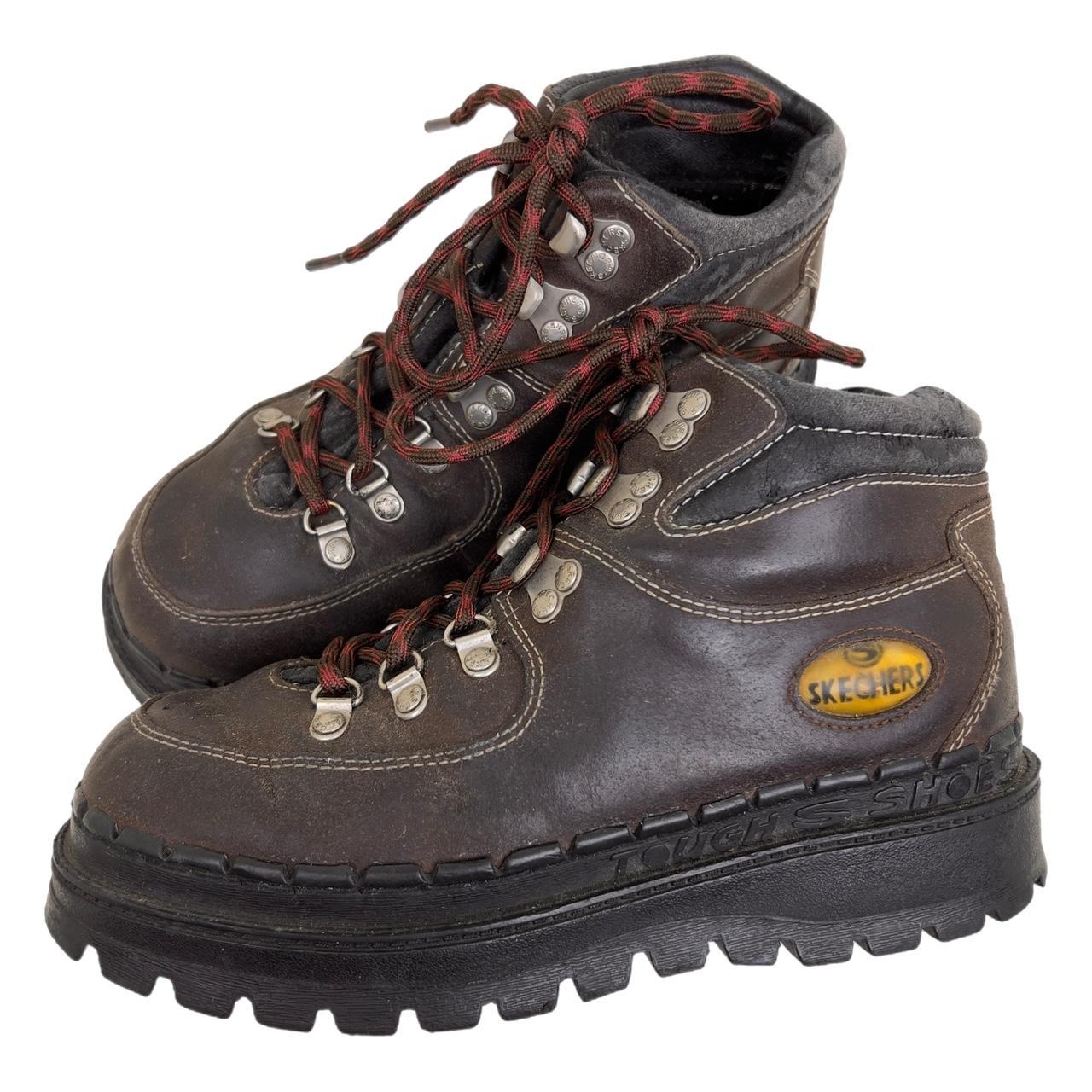 Vintage 90s SKECHERS 'Tough Shoes' Jammers Brown... | Depop