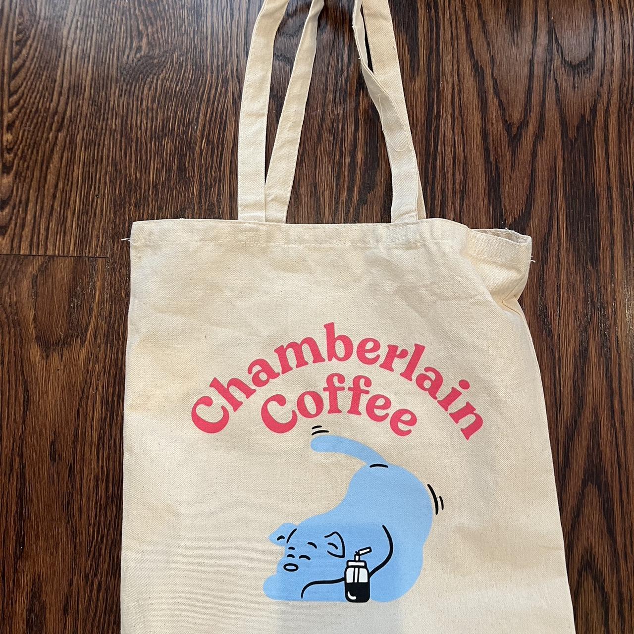 Emma chamberlain coffee tote bag Never used Perfect... - Depop