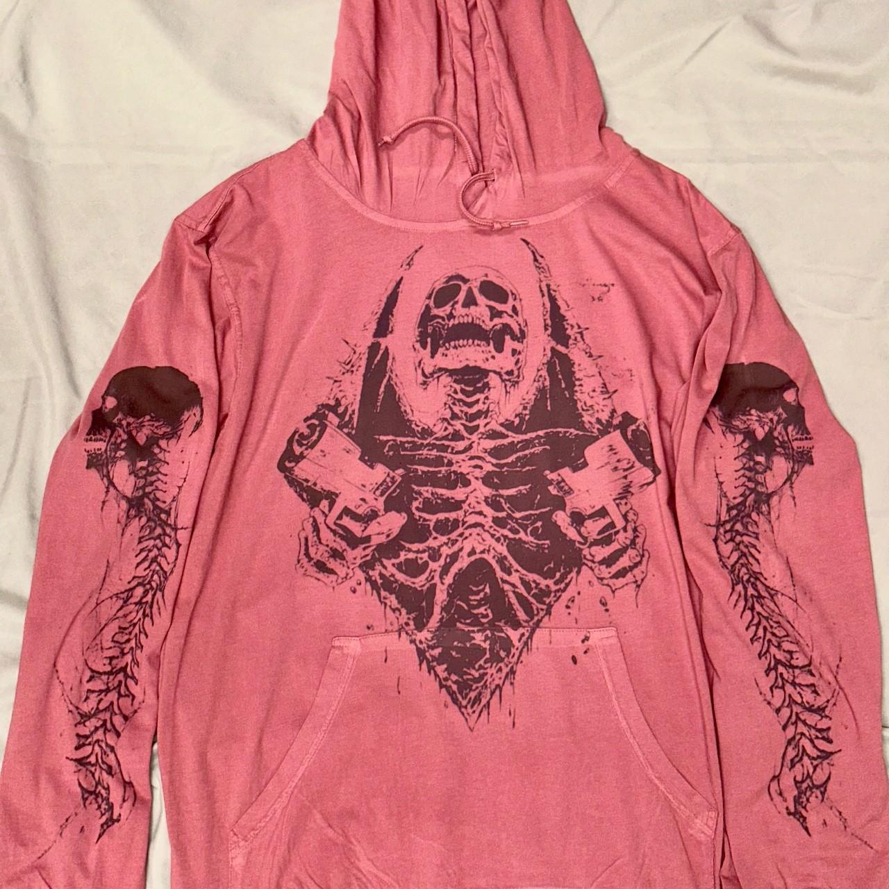 Lightweight Maroon City Morgue Custom Hoodie Size... - Depop
