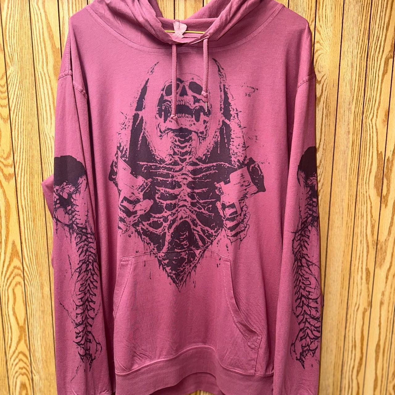 Lightweight Maroon City Morgue Custom Hoodie Size... - Depop