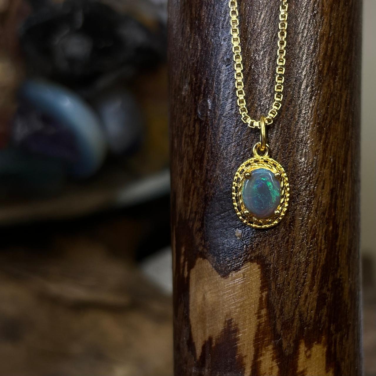 A beautiful colored pompous opal to wear for your... | Depop