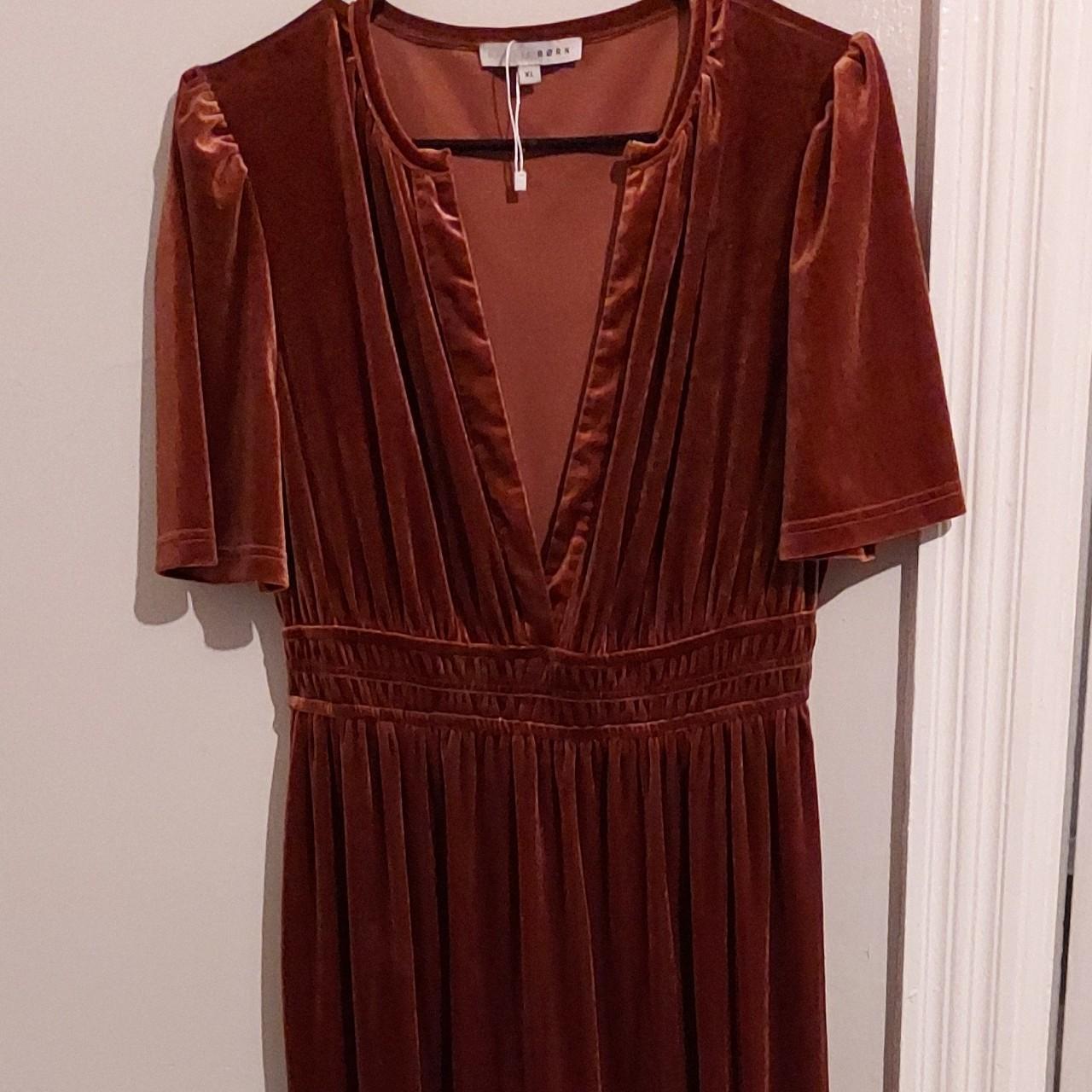 Velvet Maxi Dress from Baltic Barn , $90 new... - Depop