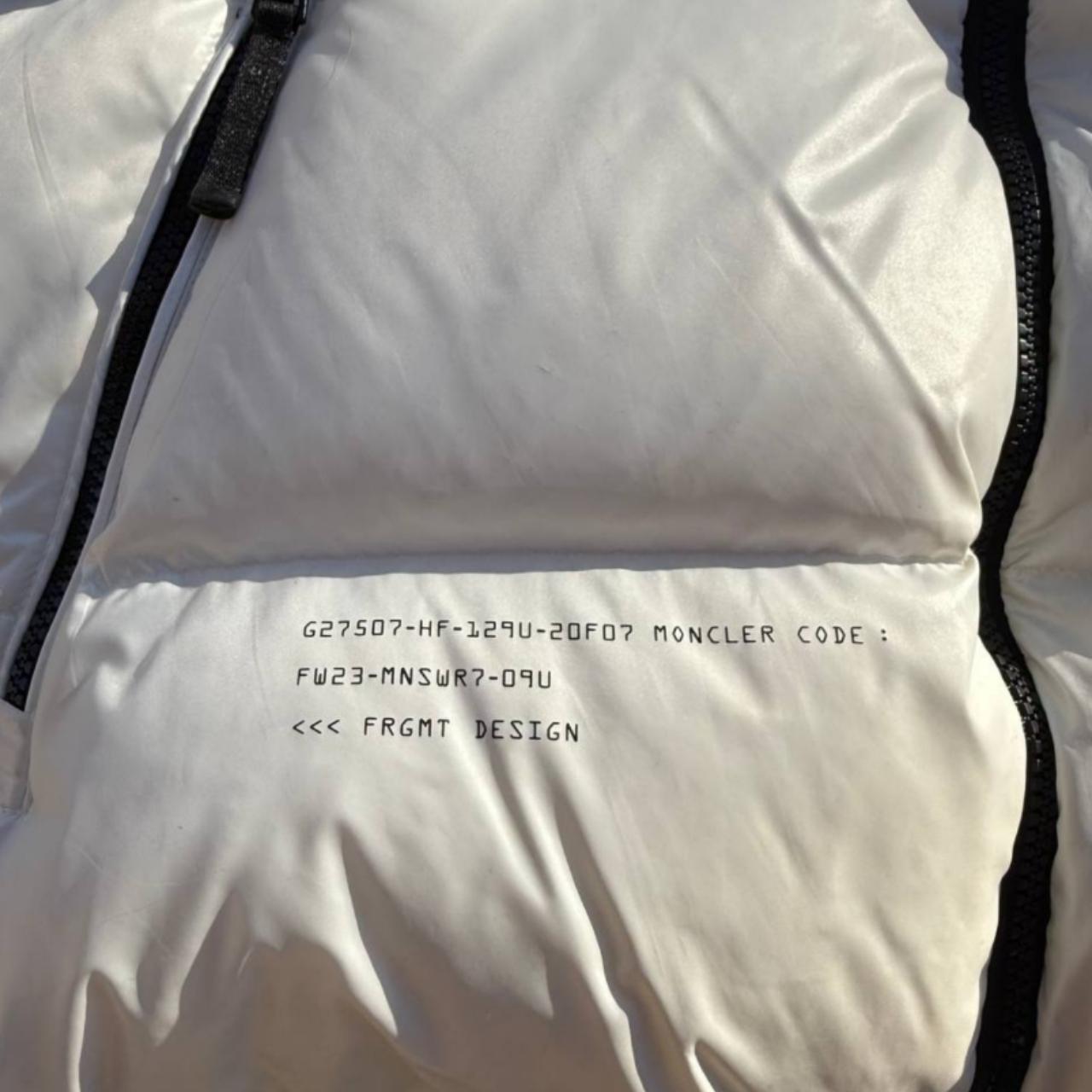 "Moncler x FRGMT Marsh padded gilet" (Receipt... - Depop