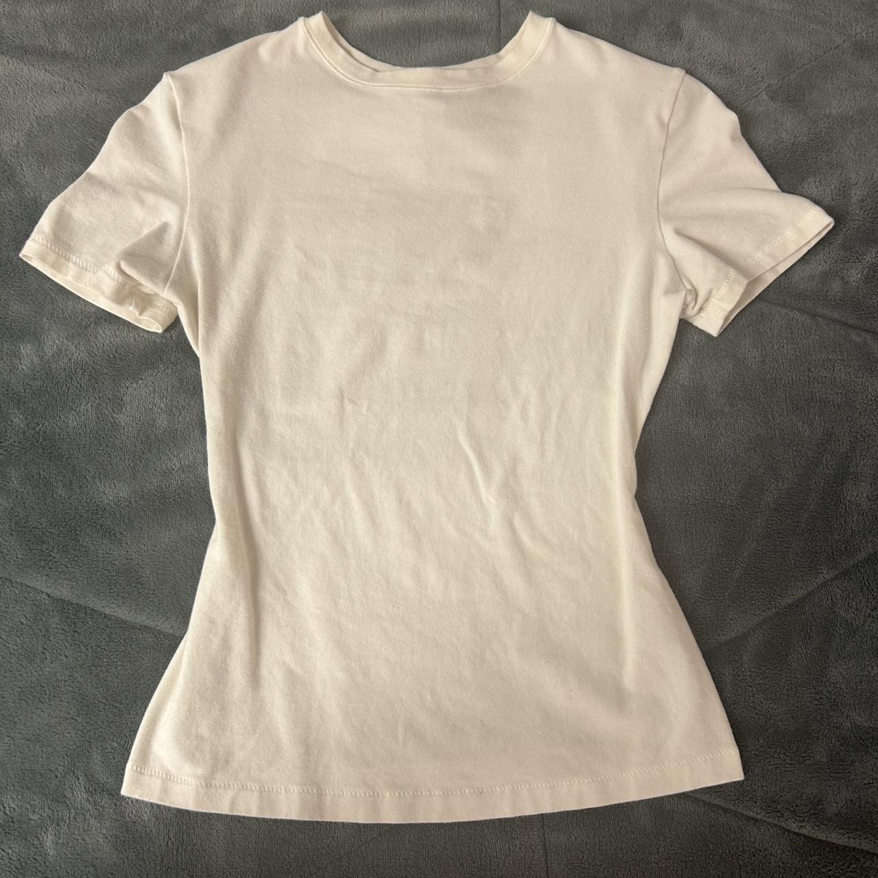 Marble skims cotton jersey tee, white skims tee,... | Depop