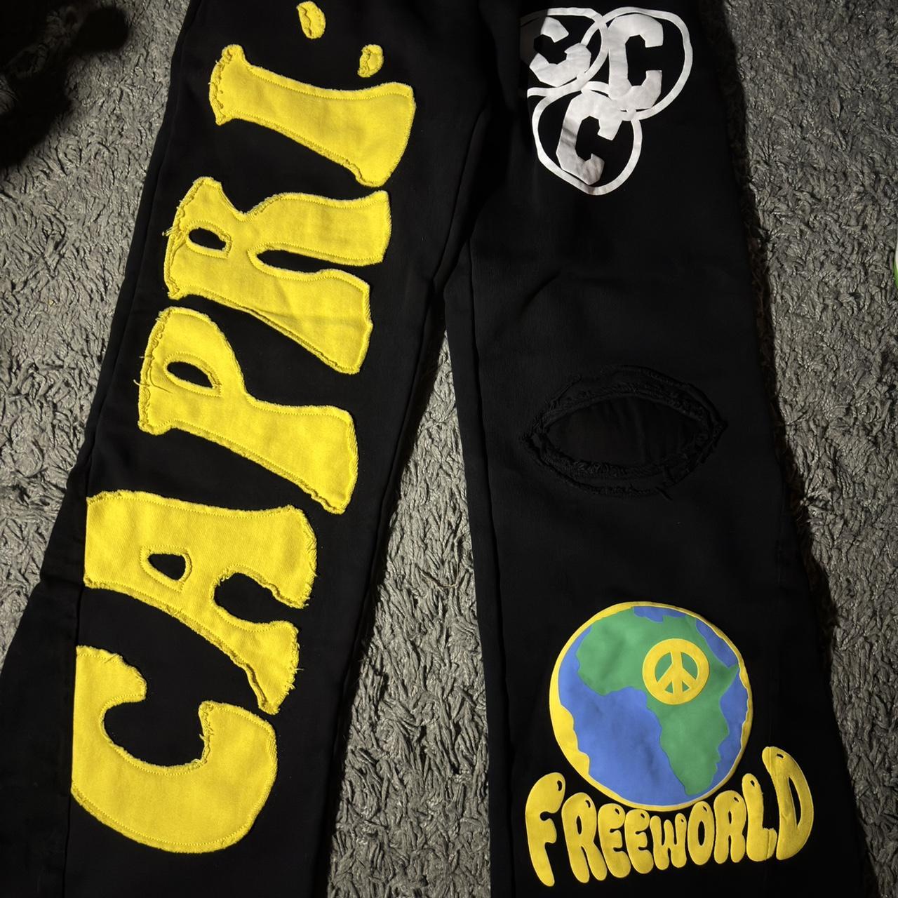 size L but oversized project capri sweats - Depop