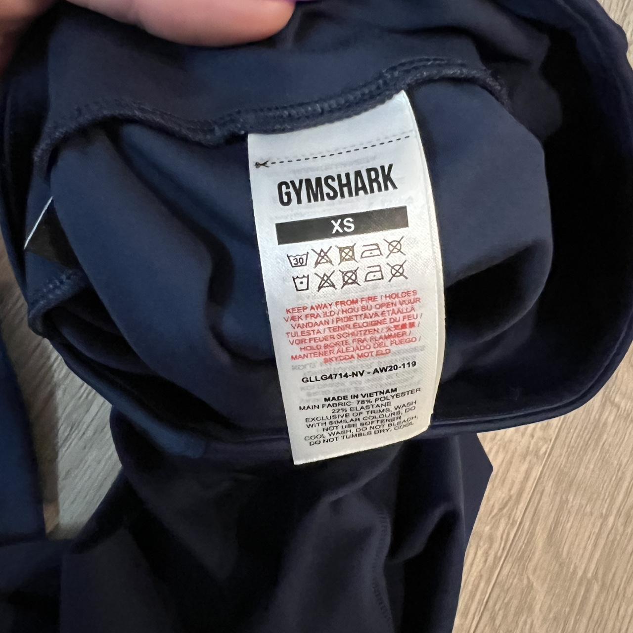 NAVY GYMSHARK LEGGINGS | Depop
