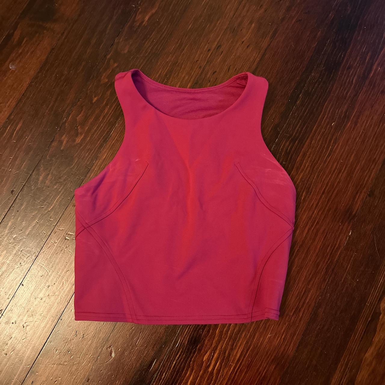 Red Lululemon tank top size 2 or 4! - Depop