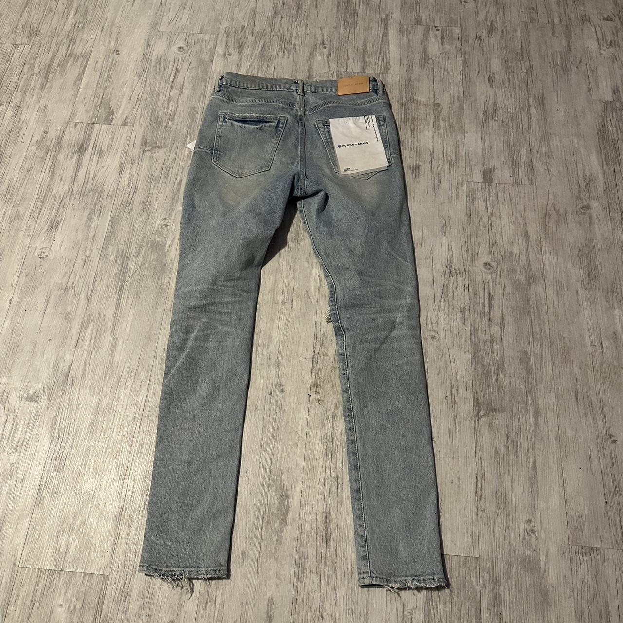 Purple Trapstar skinny distressed jeans... | Depop