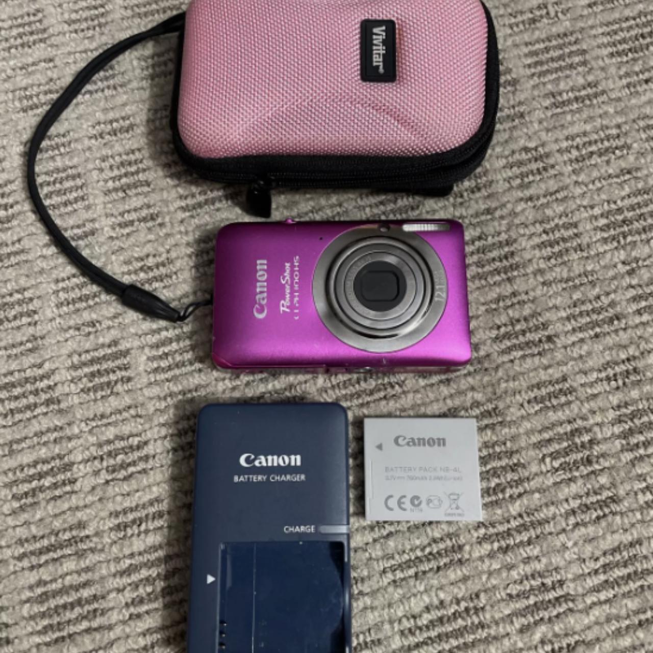 Canon PowerShot ELPH 100 HS Digital Camera Pink... - Depop