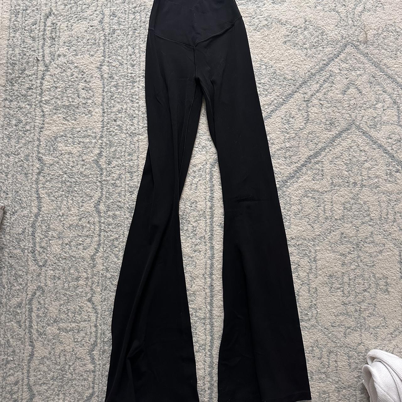 Black aerie flared leggings Size XS | Depop