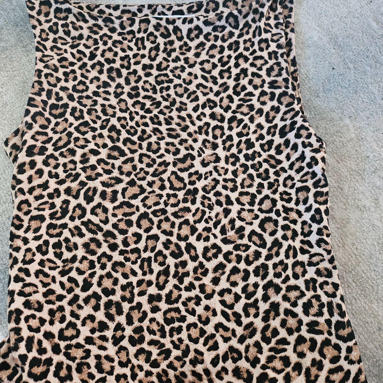 cute cheetah print tank top! never worn, good as... | Depop