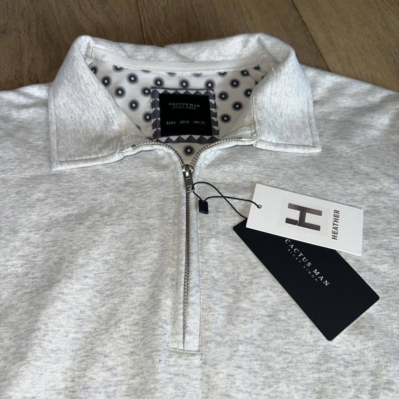 Cactus Man Ricky Singh Men's 1/4 Zip Long Sleeve... | Depop