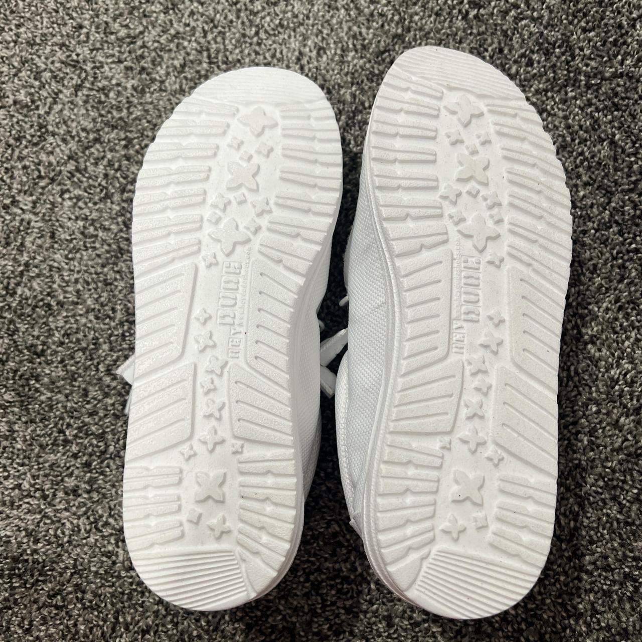 All white hey dude shoes size 9 men’s - Depop