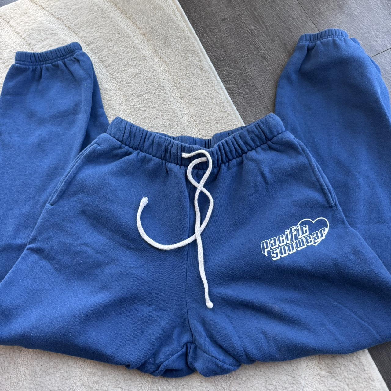 PacSun pacific sun wear blue sweats Super comfy Worn... | Depop