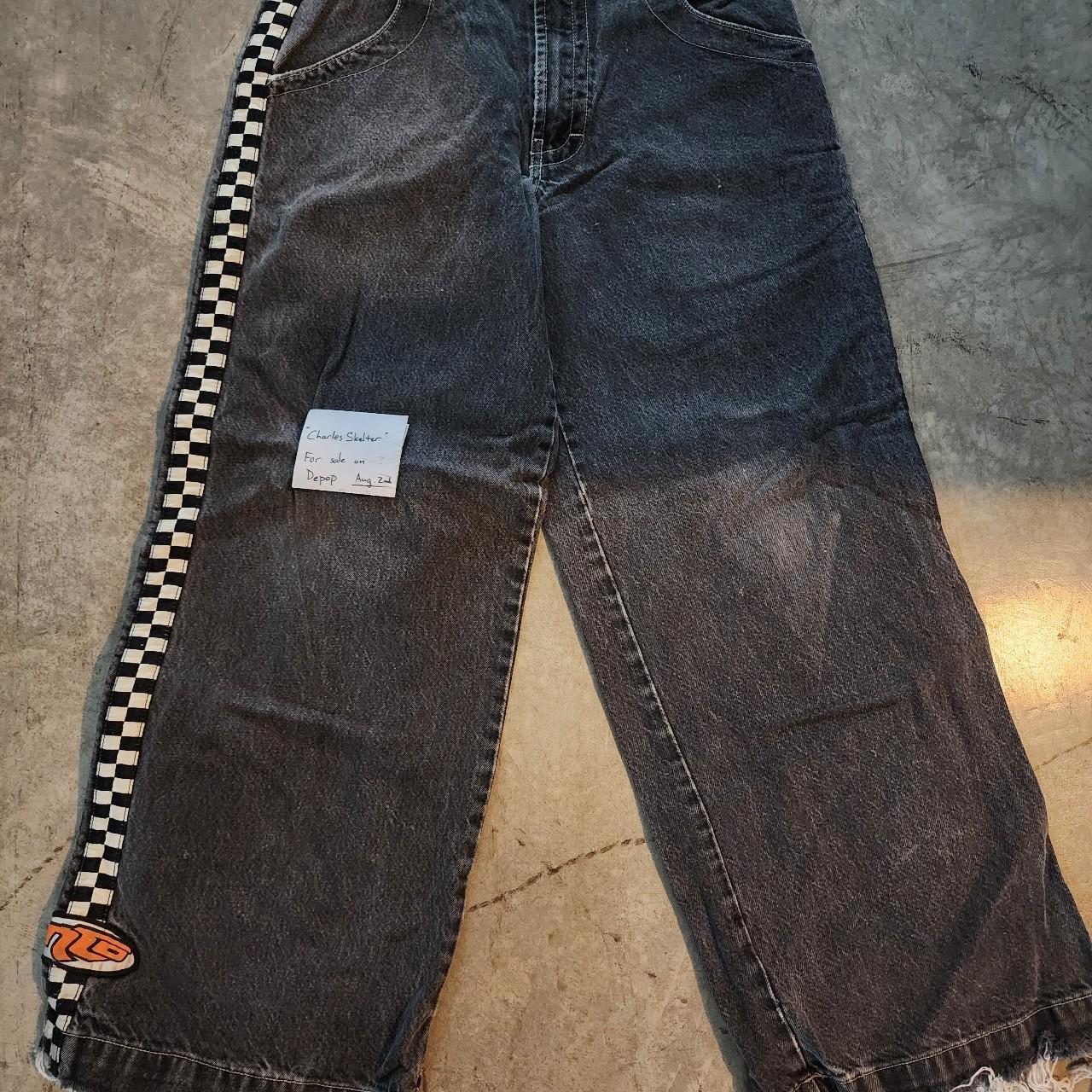 JNCO Taxi jeans Y2k originals 31x32 tape used to... - Depop
