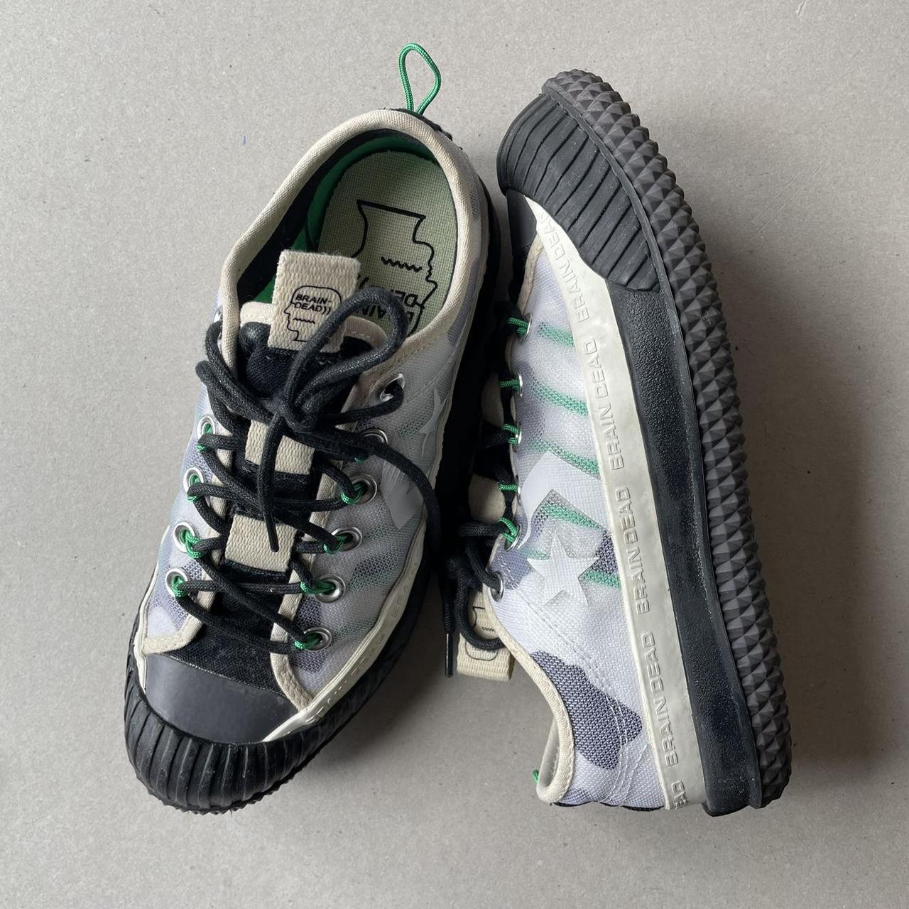 Very cool Converse x brain dead sneakers UK 4.5 EUR... - Depop