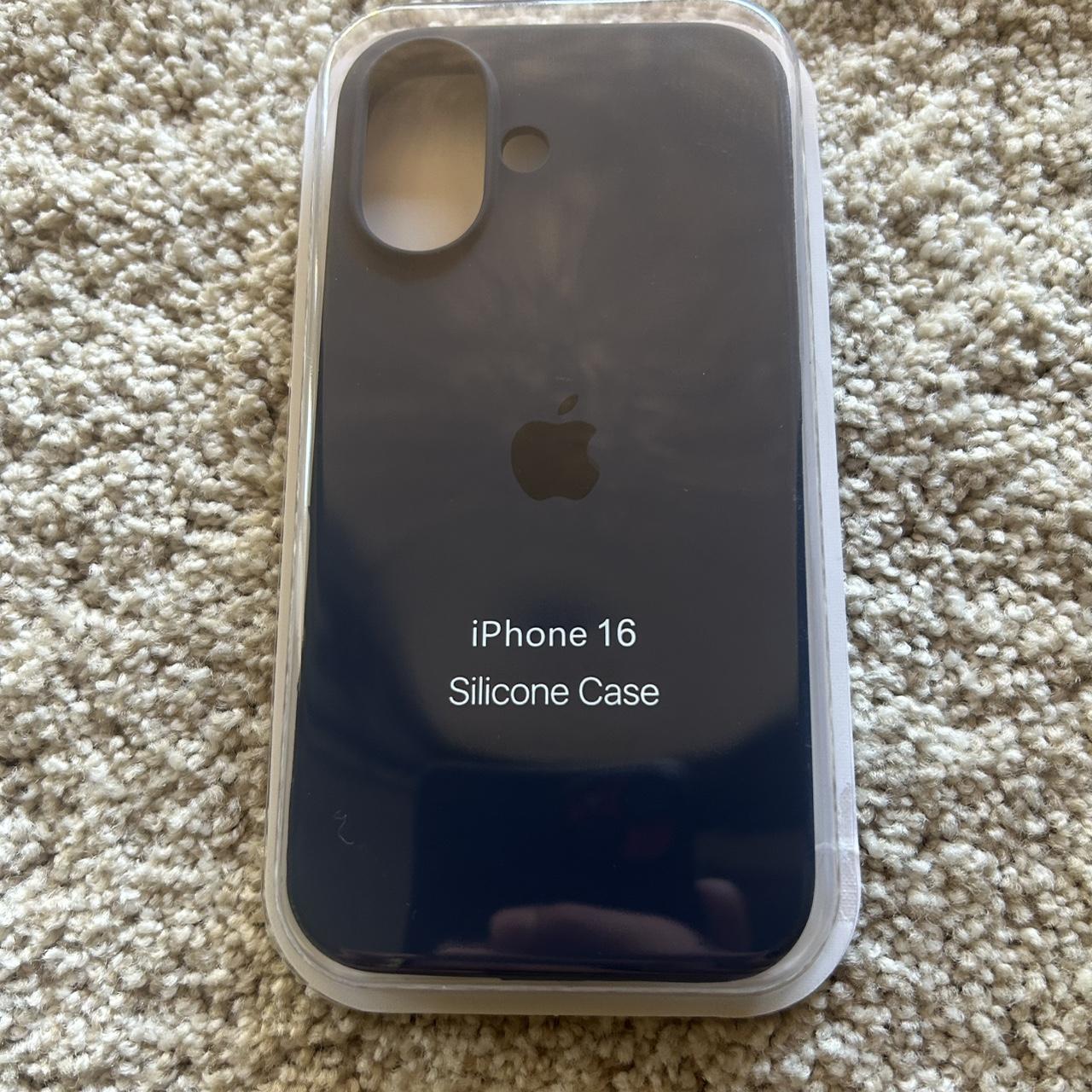 Apple iPhone 16 Navy Blue Silicone Case Brand... - Depop