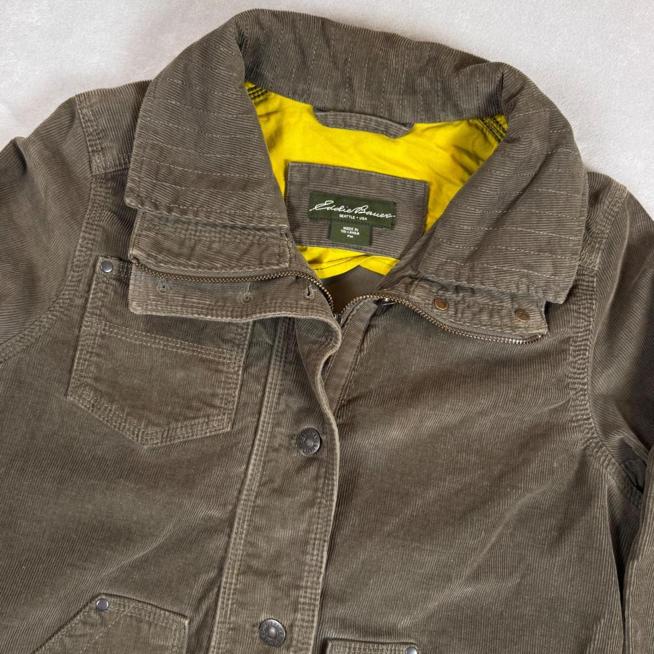 Eddie Bauer Corduroy Barn Jacket Womens PM Brown... | Depop