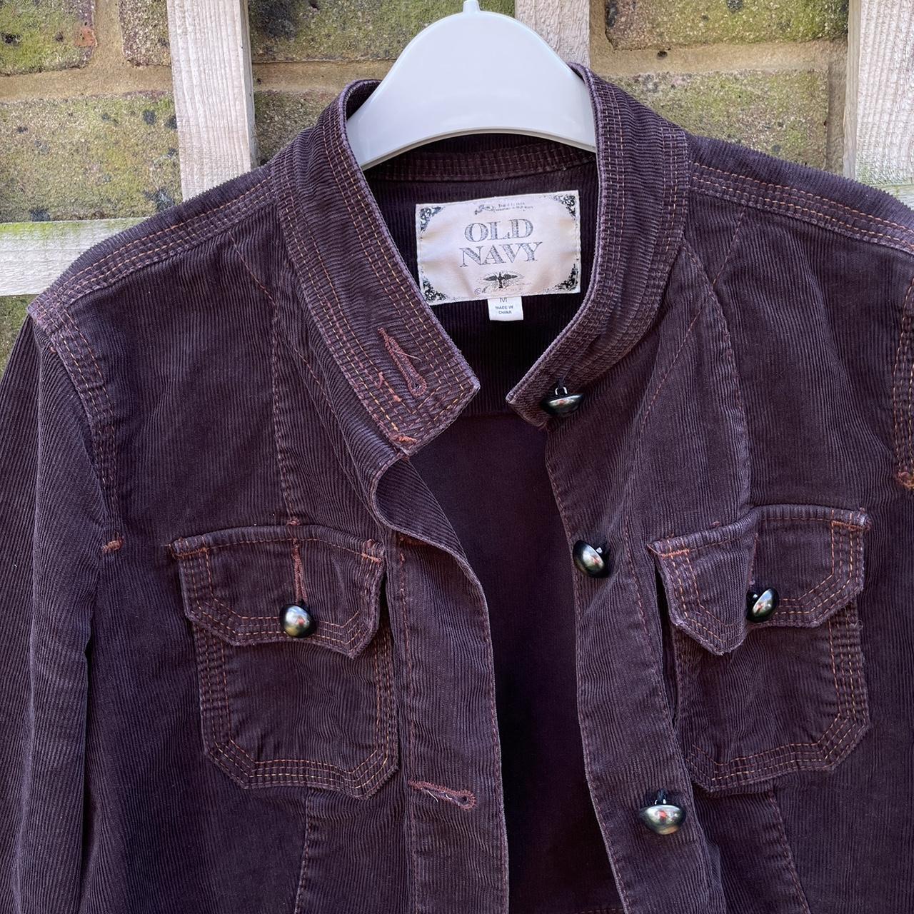 Vintage cord brown Old Navy jacket perfect for... - Depop