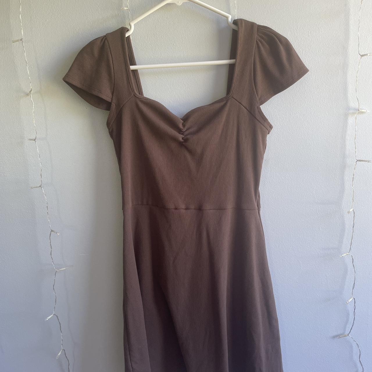 Brown summer dress - Depop
