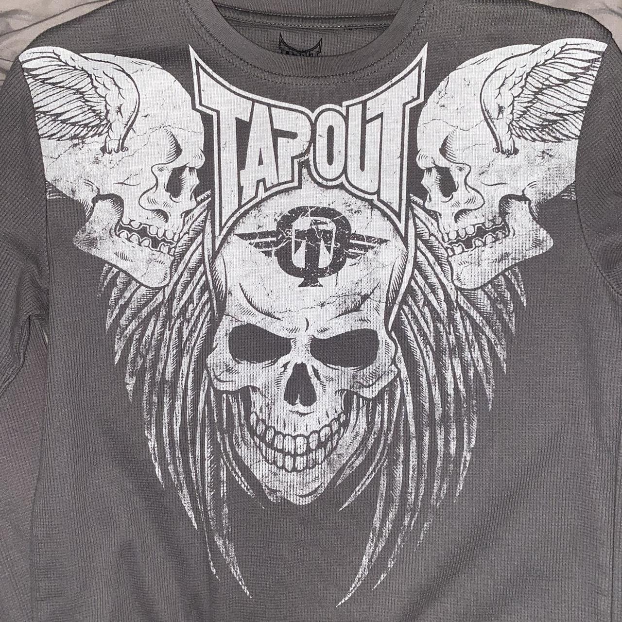 CRAZY RARE OG Tapout Airforce design Gray color,... - Depop