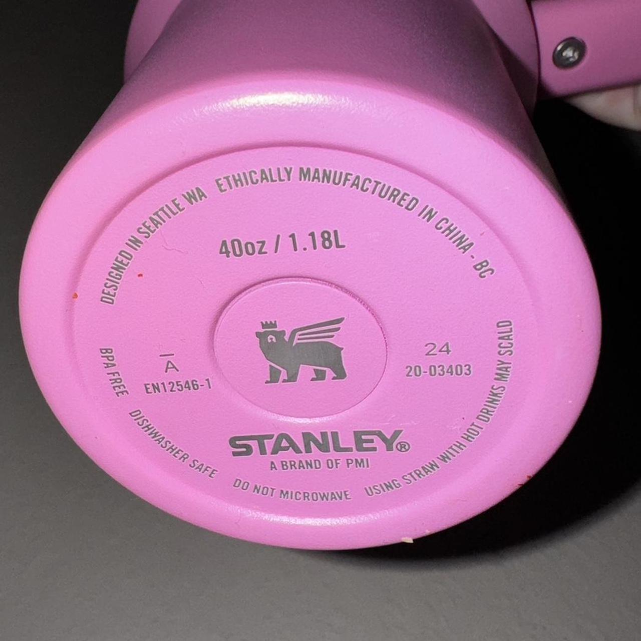 pink stanley cup 40 oz brand new never used !! as... - Depop