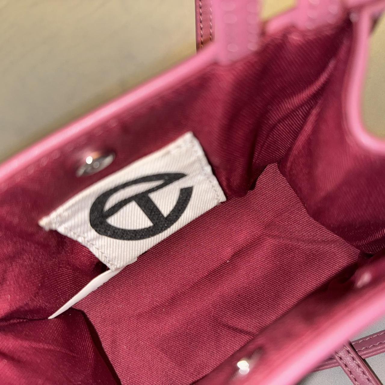 Pink mini Telfar crossbody bag #minibag Color... - Depop