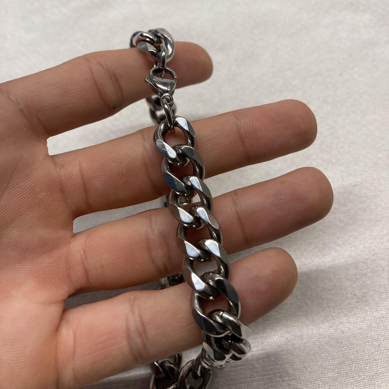 Thick Cuban link chain Heavy and very good quality... - Depop