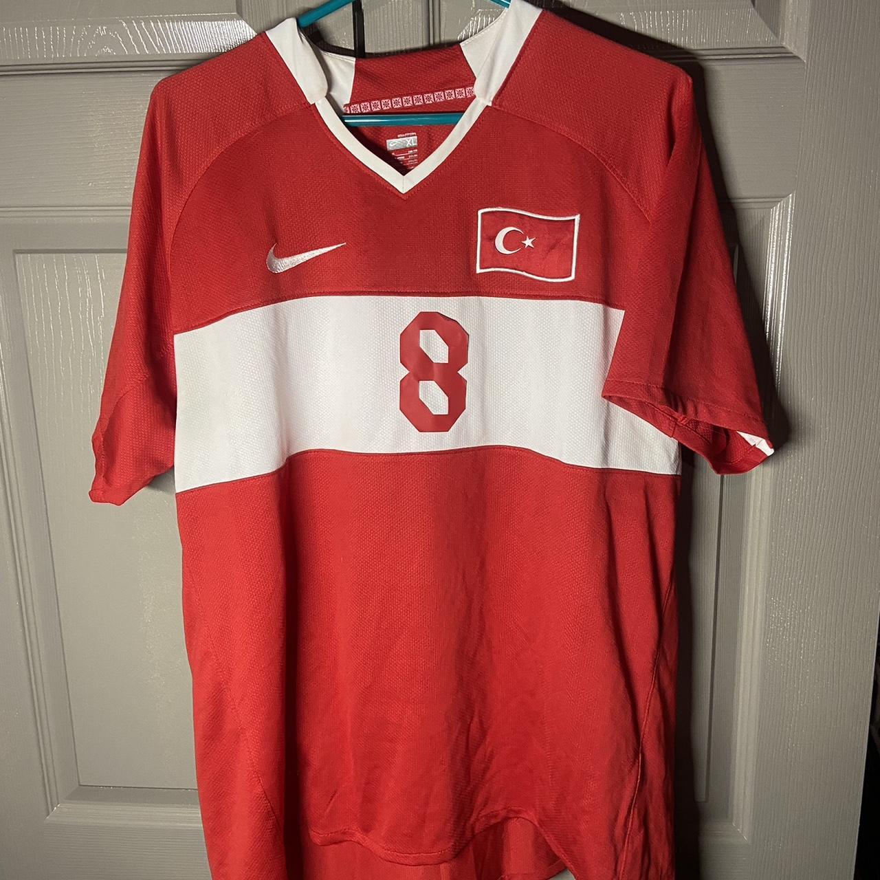 Vintage jersey Vintage turkey soccer jersey Size XL... - Depop