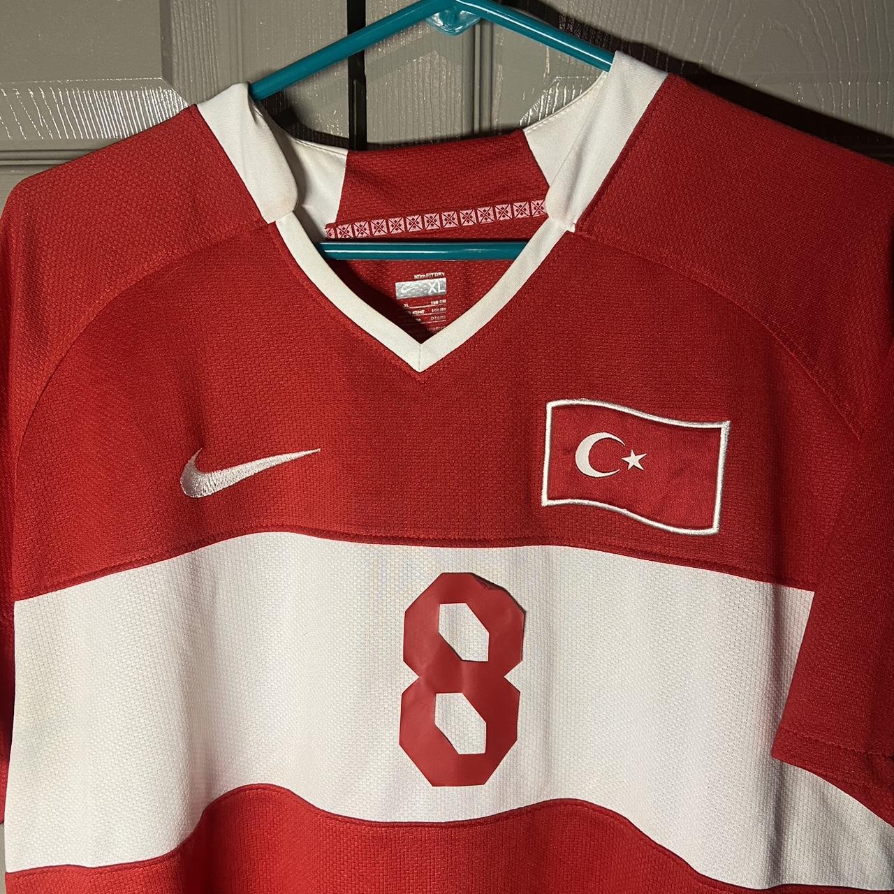 Vintage jersey Vintage turkey soccer jersey Size XL... - Depop