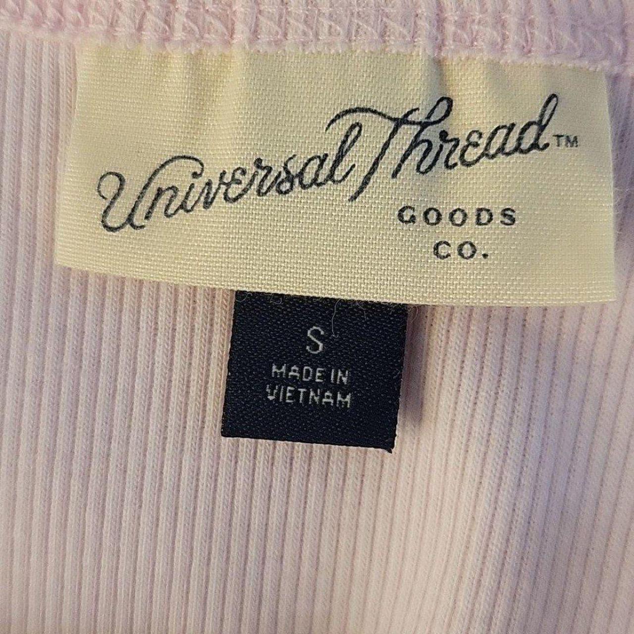 Universal Thread Women Light Pink Scoop Neck Ribbed... - Depop