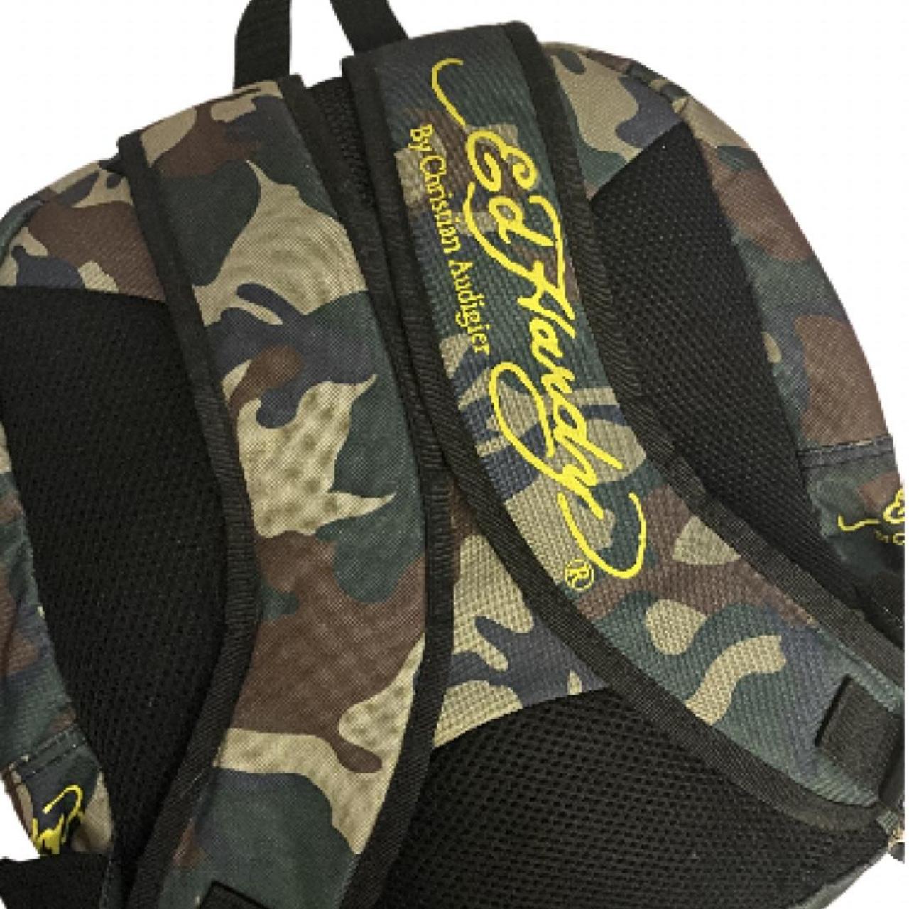 ed hardy camo backpack - Depop