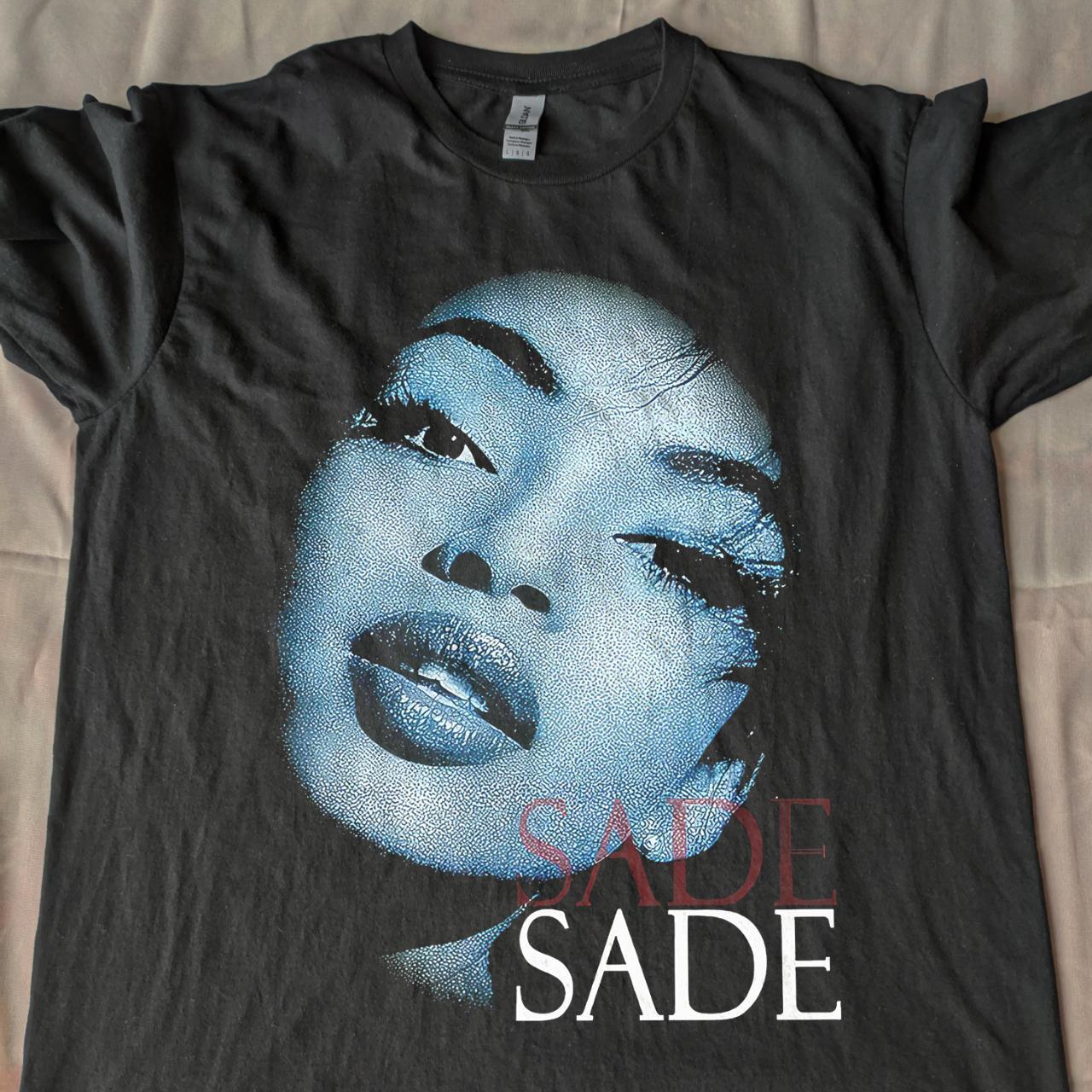 T-shirt Sade Black Rare Shirt Classic fit 100%... - Depop
