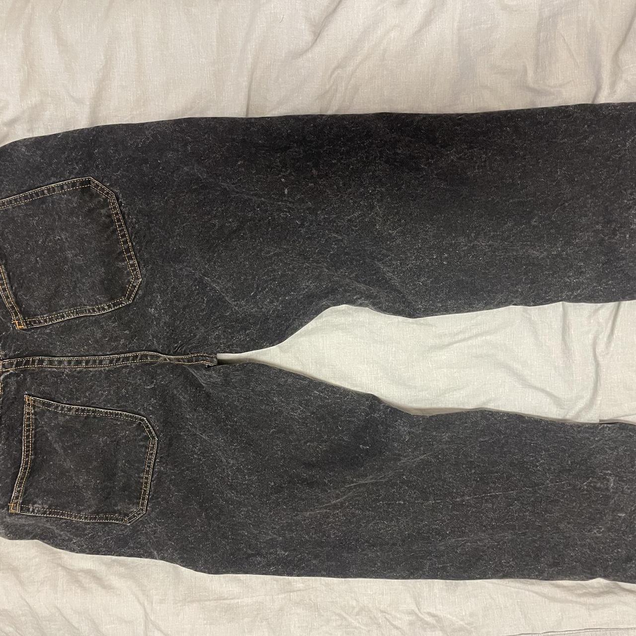 Black washed denim - Depop