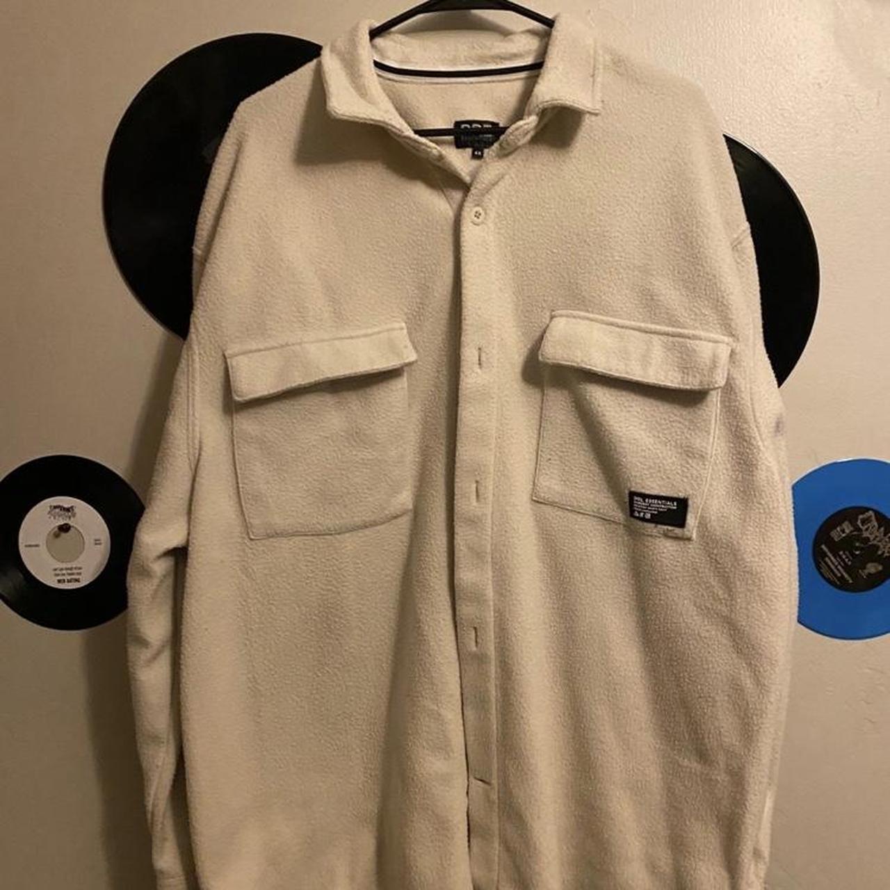 men’s DRL essentials fleece jacket - Depop