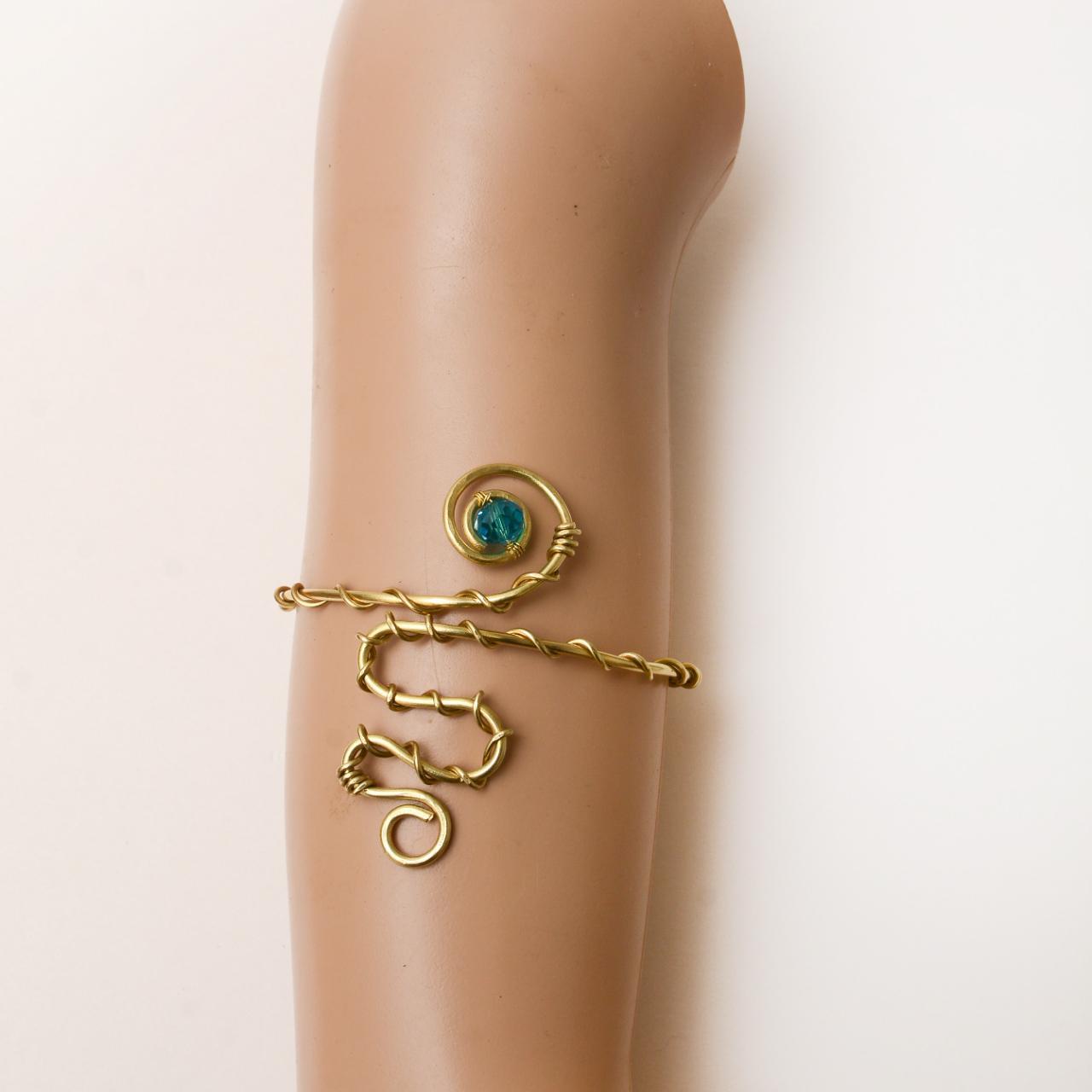 Handmade brass arm cuff ,gift for women This brass... - Depop
