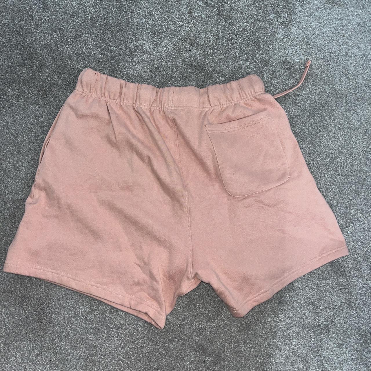 MNML Pink Shorts Large Worn Once #mnml #shorts... - Depop