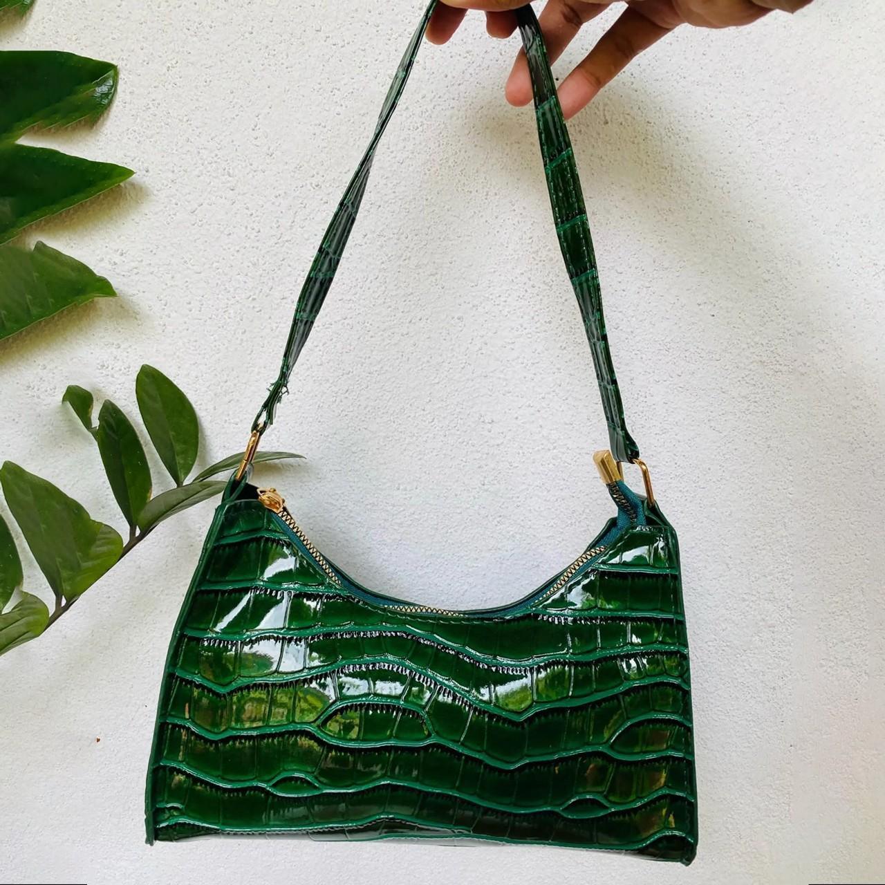 Leather Solid Color Casual Purse Handbag For... - Depop