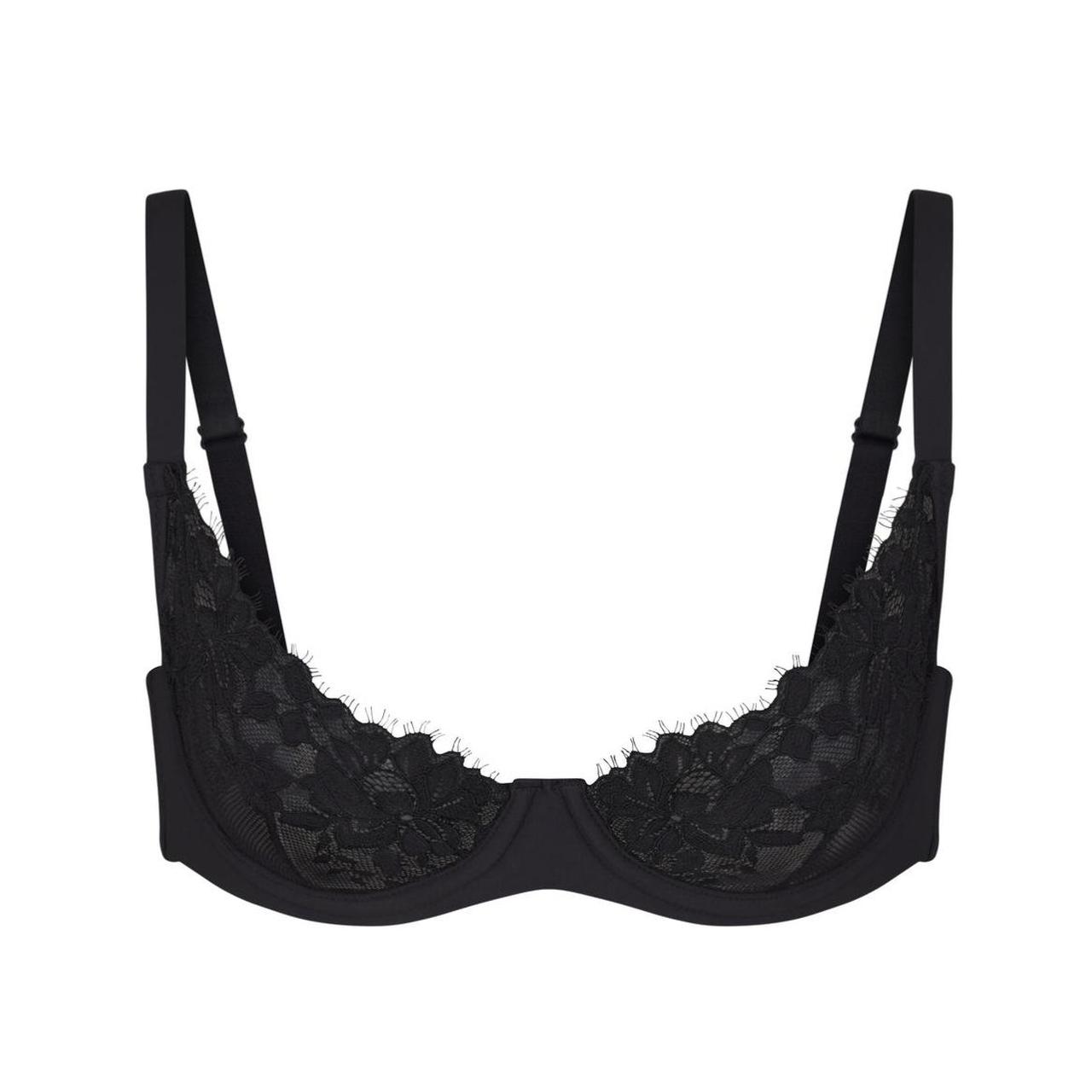 Skims lace unlined scoop bra in color Sienna. No... | Depop