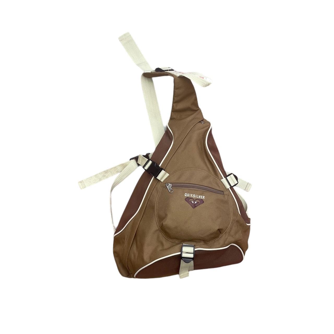 2000s Quiksilver Tri-Harness Sling Bag/Backpack |... - Depop