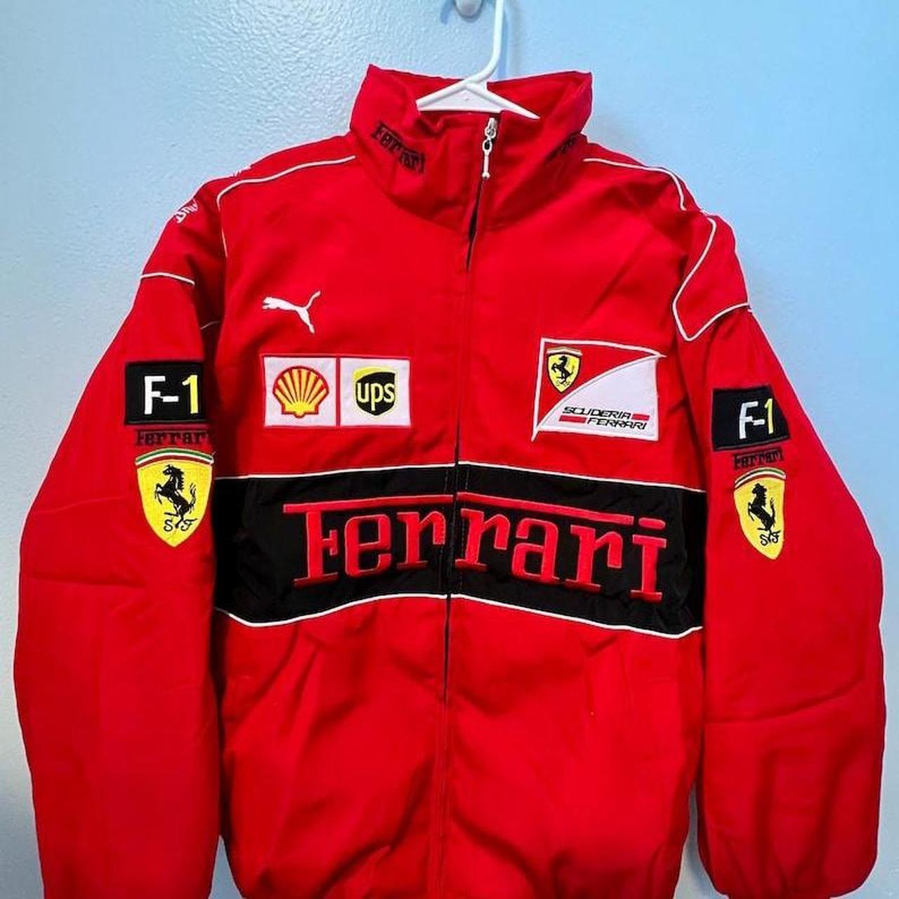 F1 Ferrari bomber jacket , only worn twice - Depop