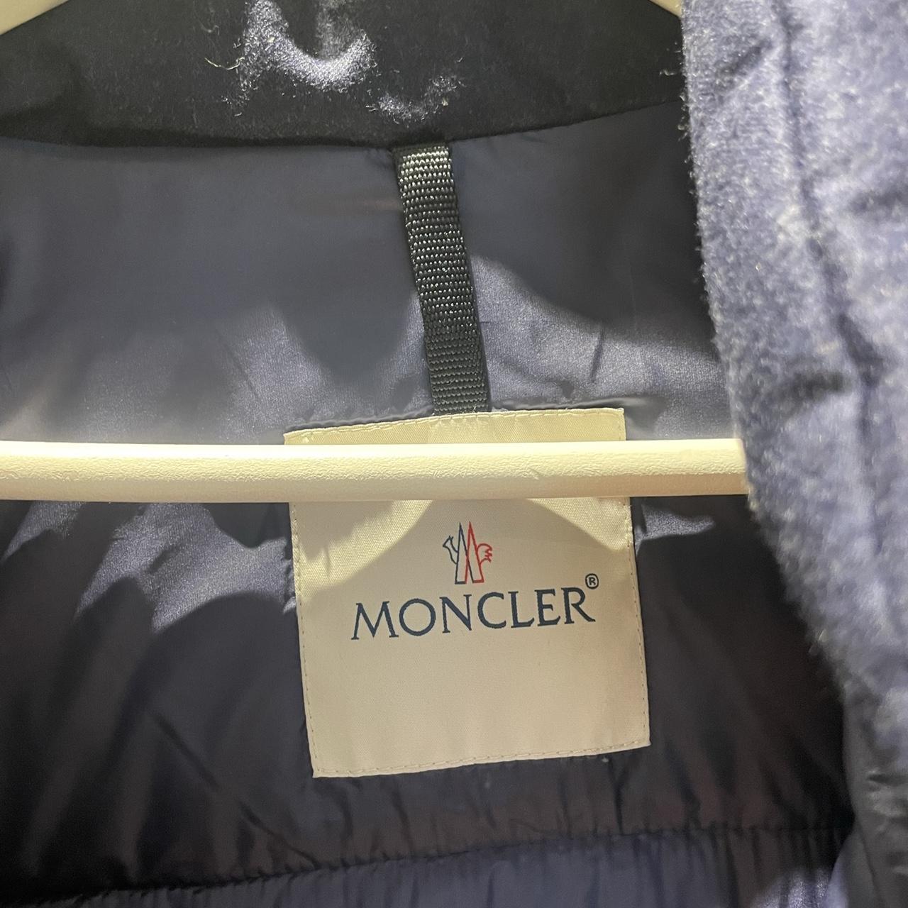 Moncler Classic Men’s Wool Jacket in Navy Size 1.... - Depop