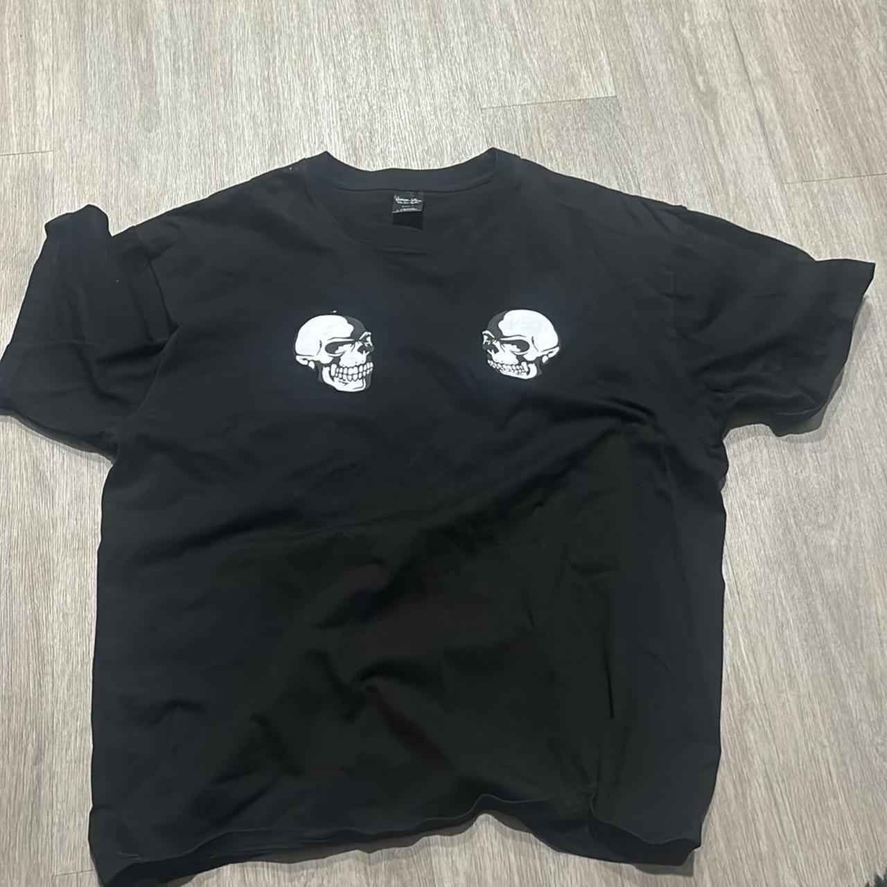 Number Nine Skull Clash Shirt-Size Large Size large... - Depop