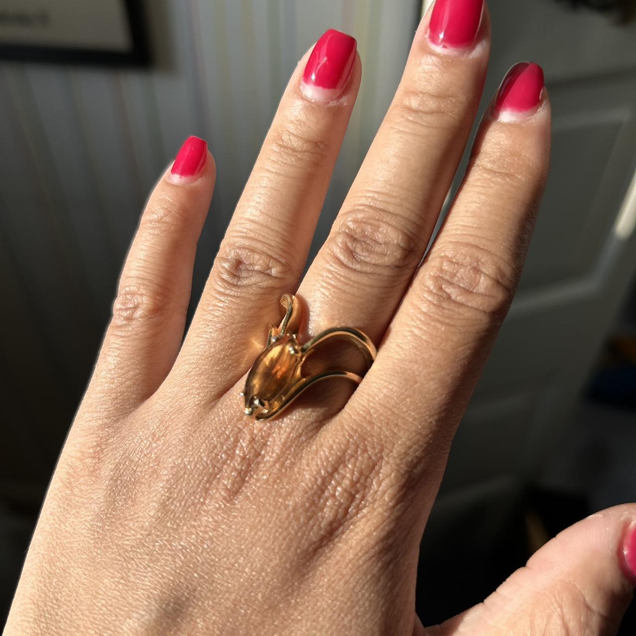 GOLD RING DUO!! will not be sold separately :( both... - Depop