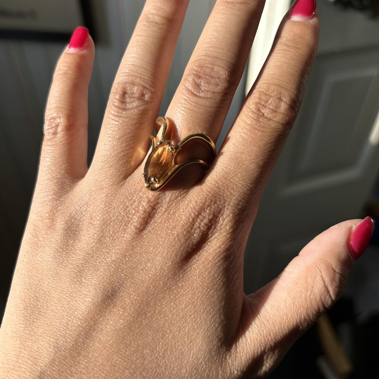 GOLD RING DUO!! will not be sold separately :( both... - Depop