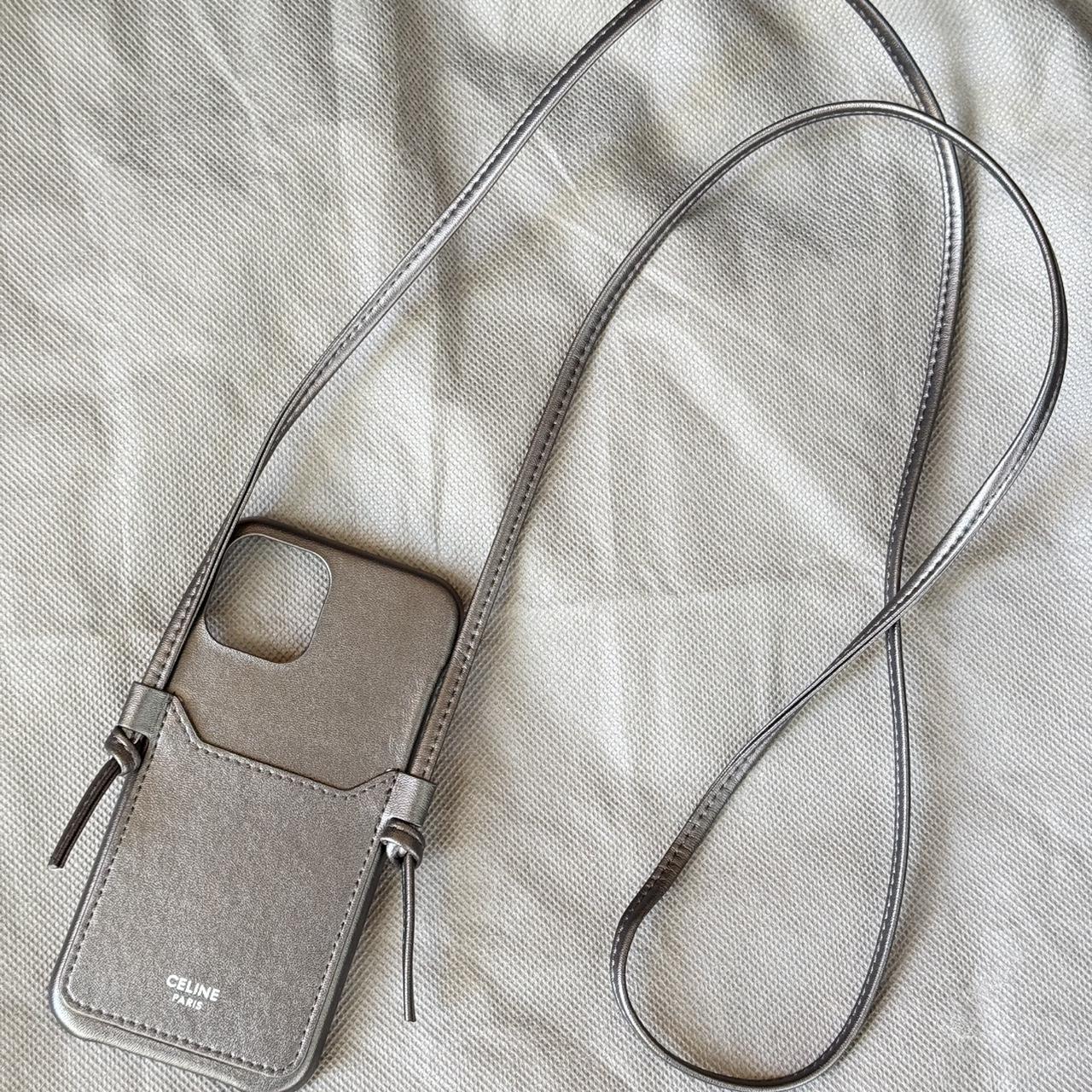 Case Celine for iPhone 12 Pro original new leather... | Depop