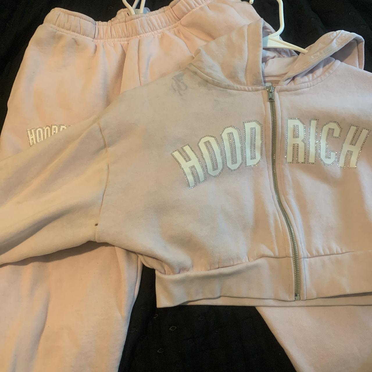 Hoodrich sweat pants and hoodie set - Depop